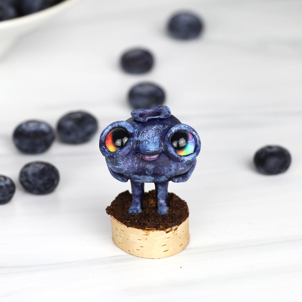 Bluebini the Blueberry Faerie – Jackie Harder Art
